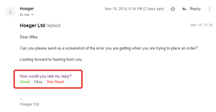 Satisfaction Ratings Module – FreeScout