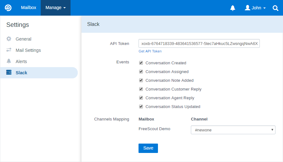 Slack Integration Module – FreeScout