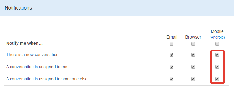Mobile Notifications Module – FreeScout