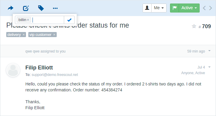 Tags Module – FreeScout