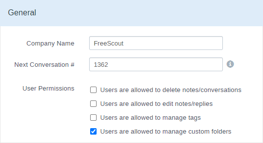 Custom Folders Module – FreeScout