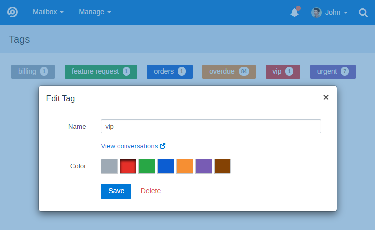 Tags Module – FreeScout