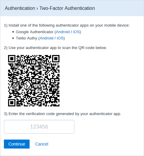 Two-Factor Authentication Module – FreeScout