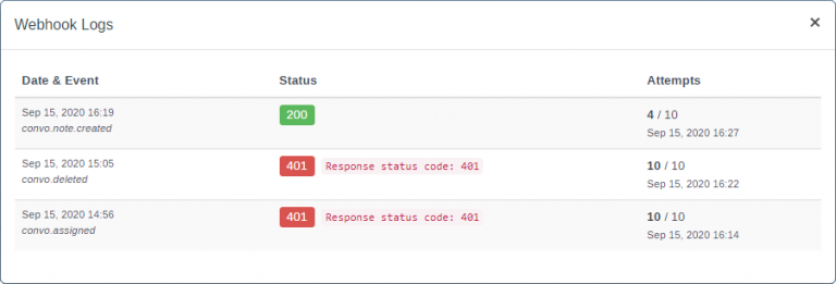 API & Webhooks Module – FreeScout