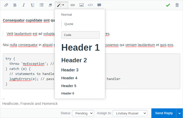 Extended Editor Module – FreeScout