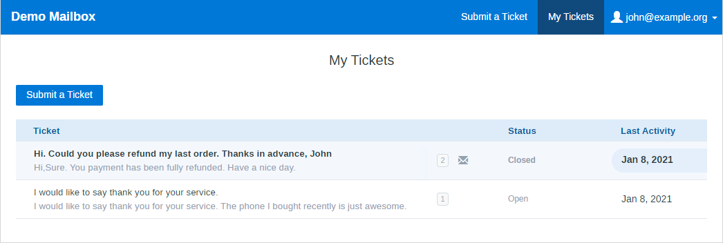 End-User Portal Module – FreeScout