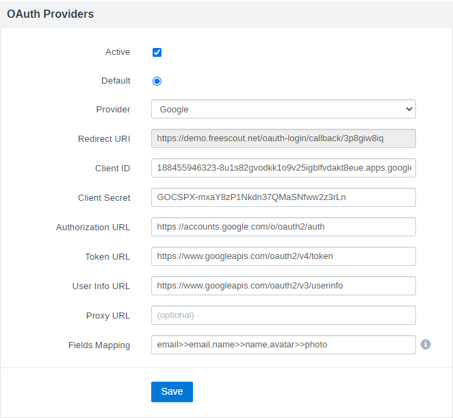 OAuth & Social Login Module – FreeScout